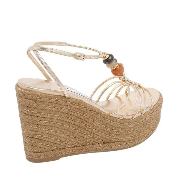 JIMMY CHOO Lemi Wedges - Gold