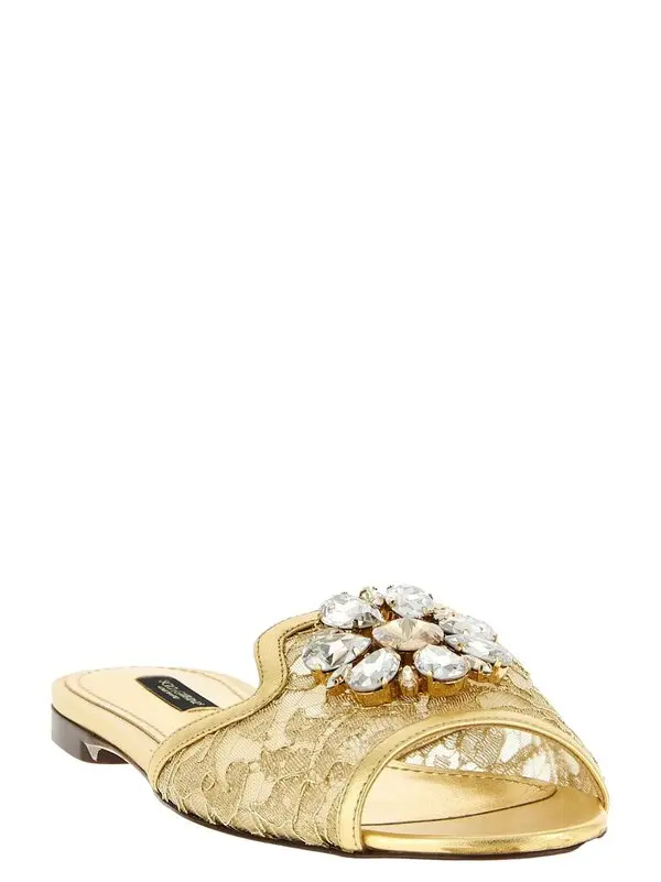 Dolce & Gabbana Taormina Sandals - Gold