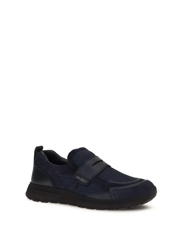Prada Mesh Loafers - Blue