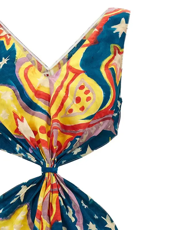 Marni No Vacancy Inn Long Dress - Multicolor