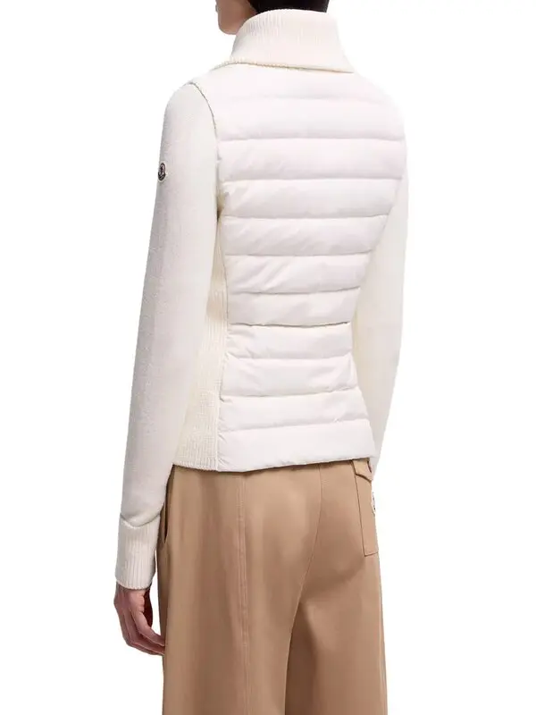 Moncler Padded Wool Zip-up Cardigan