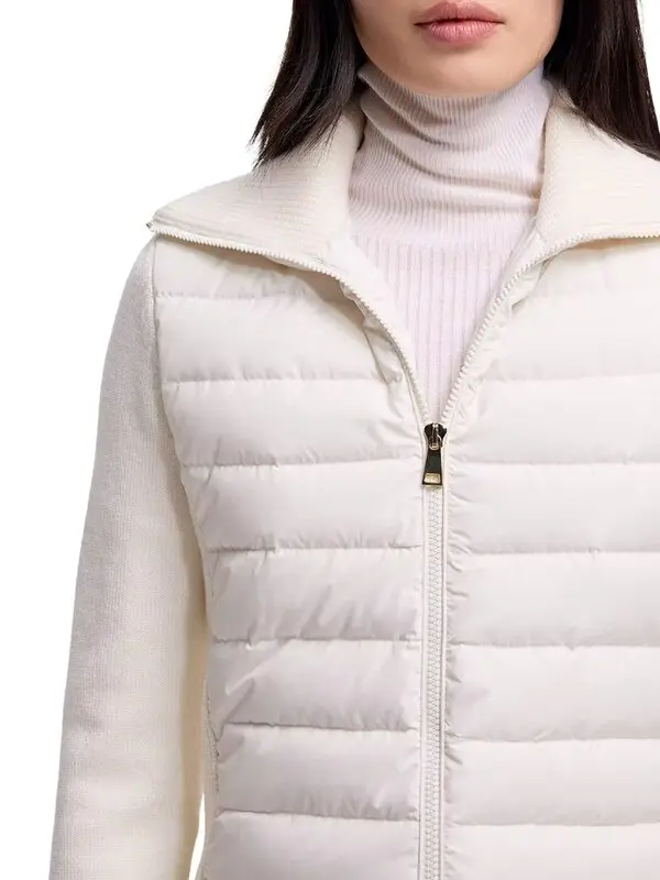 Moncler Padded Wool Zip-up Cardigan