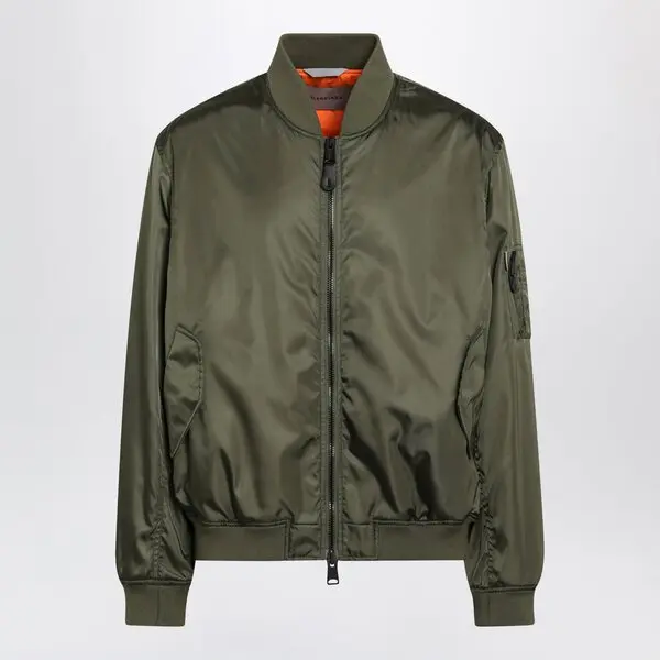 Balenciaga Khaki Nylon Zip-up Jacket
