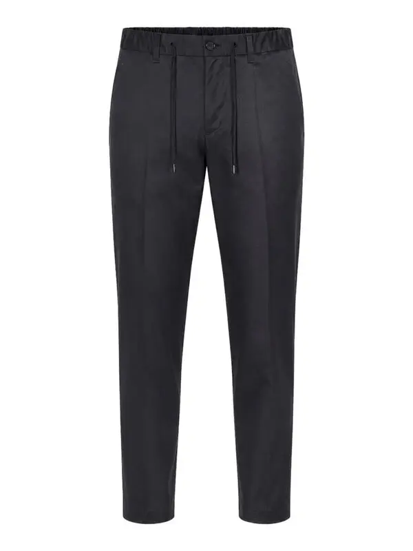Herno Technical Fabric Drawstring Trousers - Blue