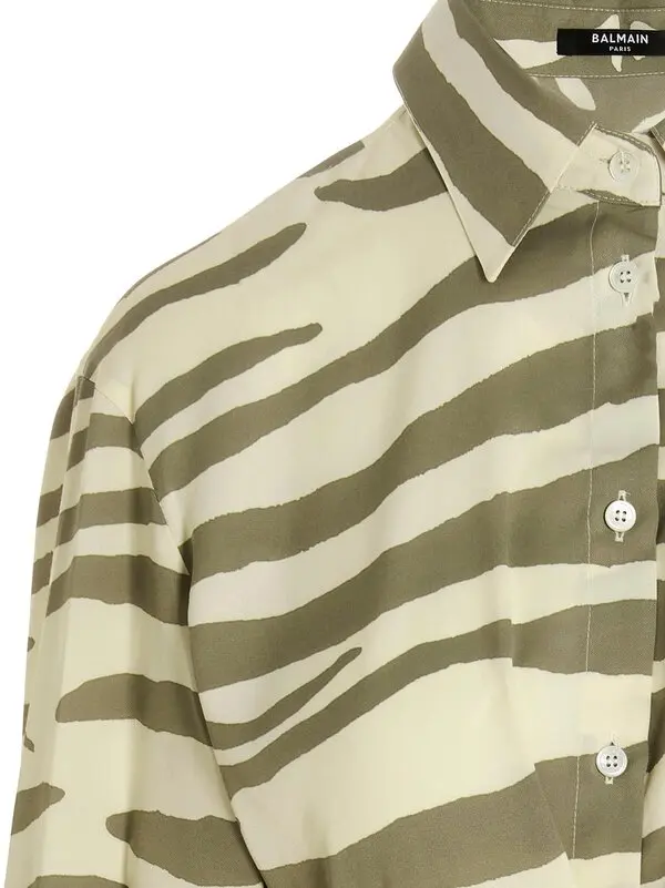 Balmain Zebra Shirt - Multicolor