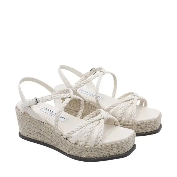 JIMMY CHOO Nyra Wedges - White
