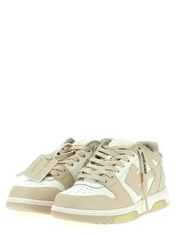 Off-White Out Of Office Leather Sneakers - Cream