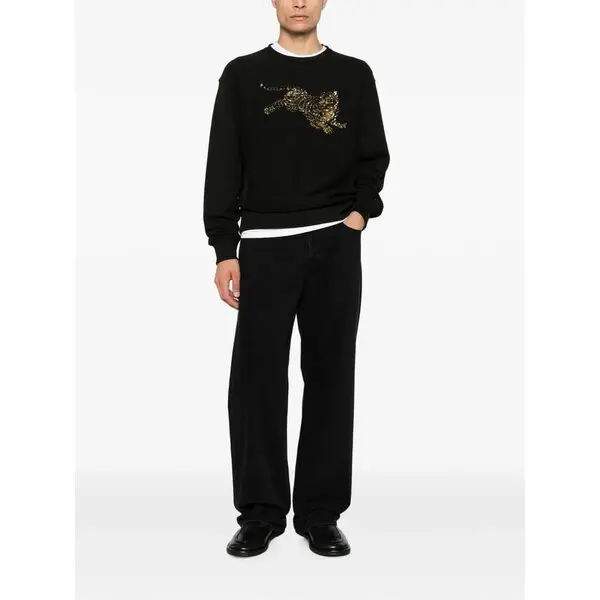 Kenzo Sequin-embellished Tiger Motif Sweatshirt