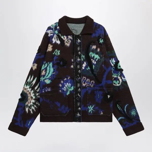 Sacai Wool Floral Pattern Jacket