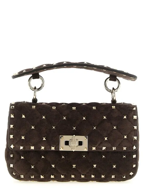 Valentino Garavani Rockstud Spike' Shoulder Bag - Brown