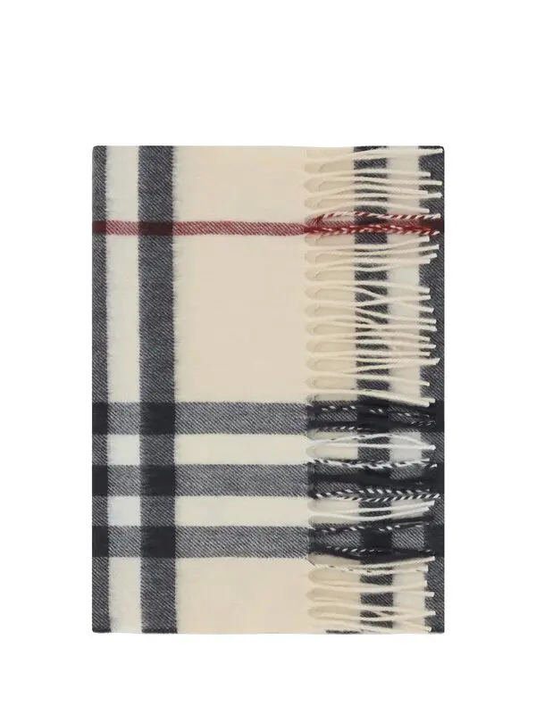 Burberry Cashmere Scarf - Cream