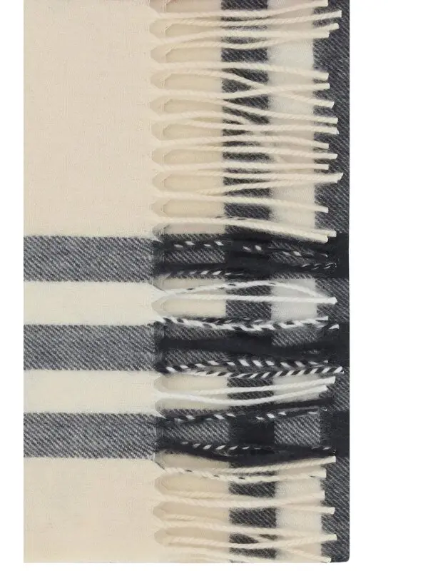 Burberry Cashmere Scarf - Cream