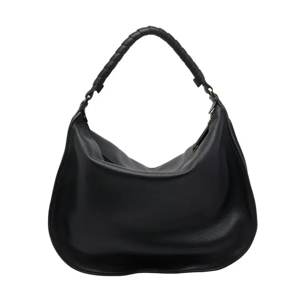 Chloé Marcie Shoulder Bag - Black