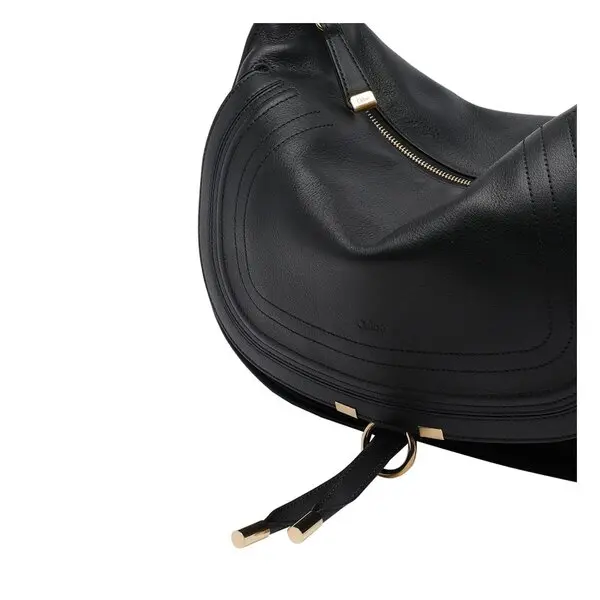 Chloé Marcie Shoulder Bag - Black