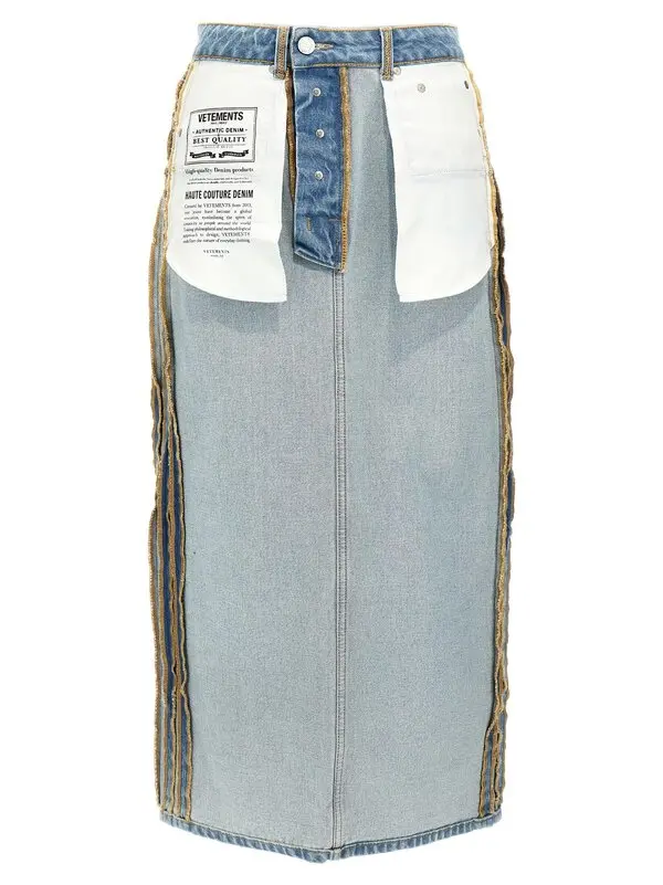 Vetements Inside-out' Skirt