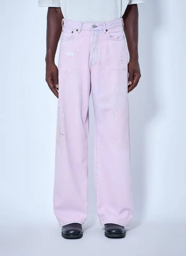 Acne Studios Loose Fit Jeans - Pink
