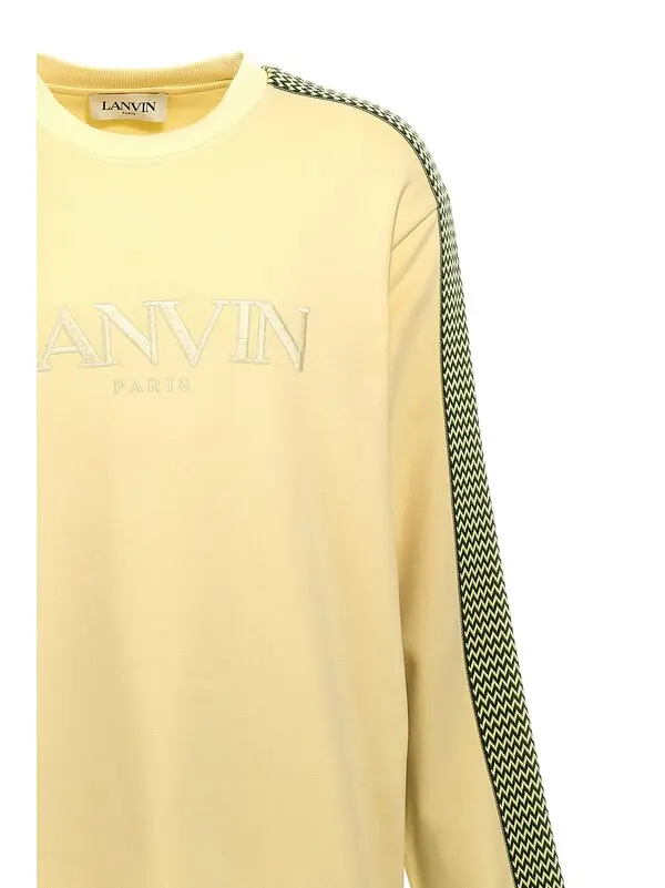 LANVIN Brodé Side Curb' Sweatshirt