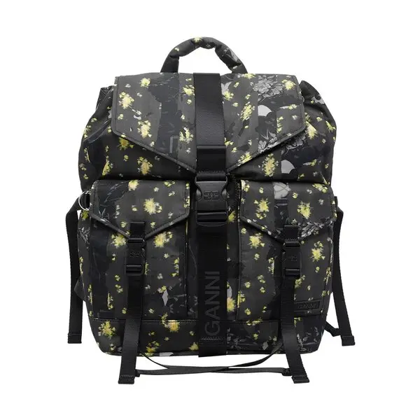 GANNI Re-tech Printed Backpack