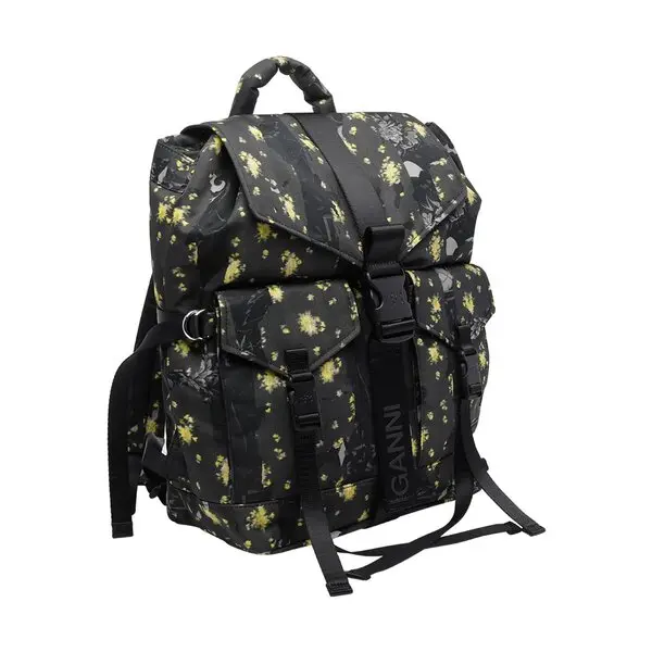 GANNI Re-tech Printed Backpack