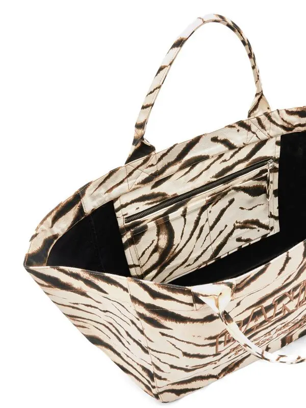 GANNI Xxl Canvas Tote Bag