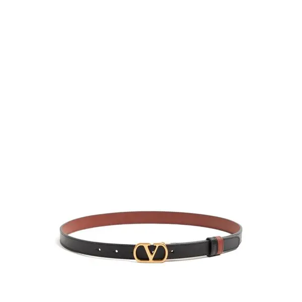 Valentino Garavani Vlogo Signature Reversible Belt - Black