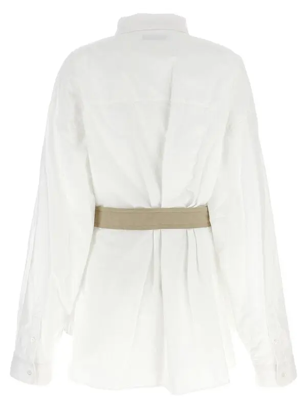 Balenciaga Belted Cotton Shirt