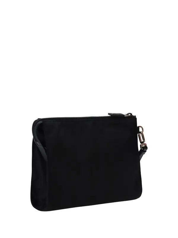 Prada Re-nylon And Saffiano Necessaire Beauty Case - Black
