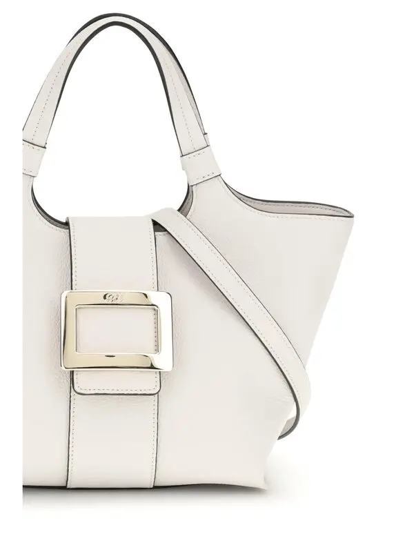 ROGER VIVIER Belle Vivier Handbag - White