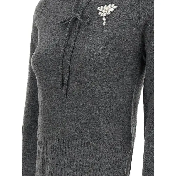 Simone Rocha Grey Knitwear Jumpers