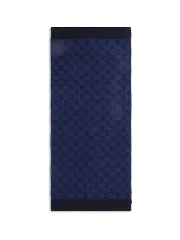 Gucci Gg Cotton Terry Towel - Blue