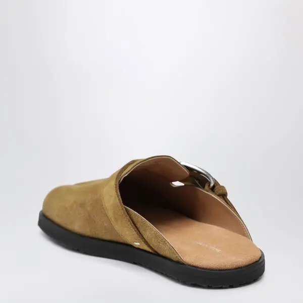 MAISON MARGIELA Tabi Daily Mules In Suede - Cream