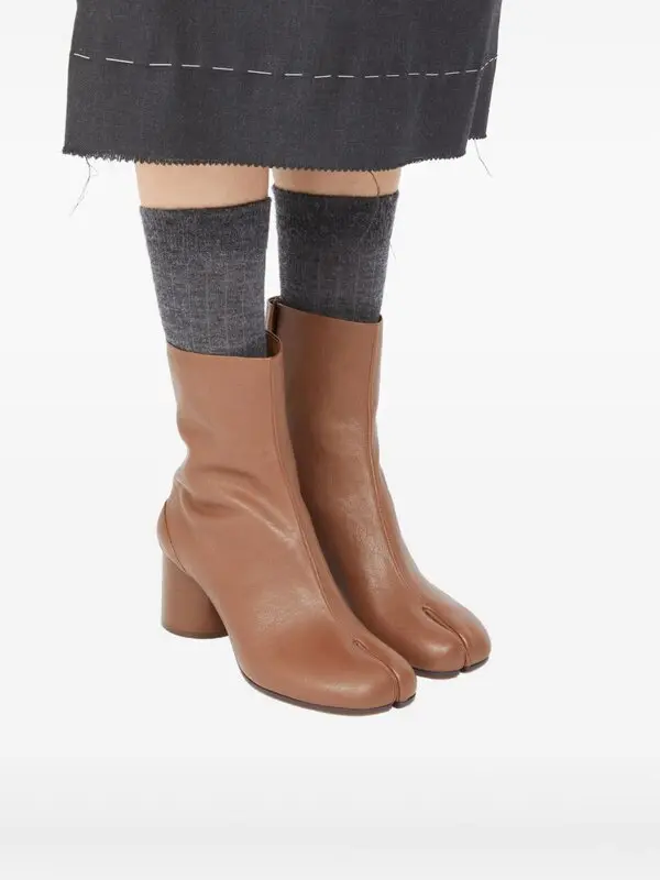 MAISON MARGIELA Tabi Leather Ankle Boots
