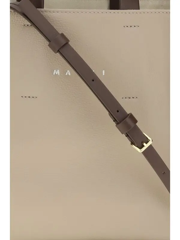 Marni Museo Mini Handbag - Cream