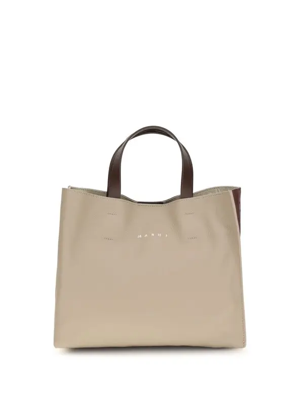 Marni Museo Tote Bag - Cream