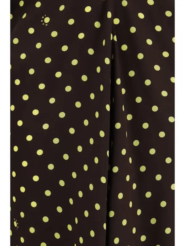 Marni Polka Dot Crepe Dress
