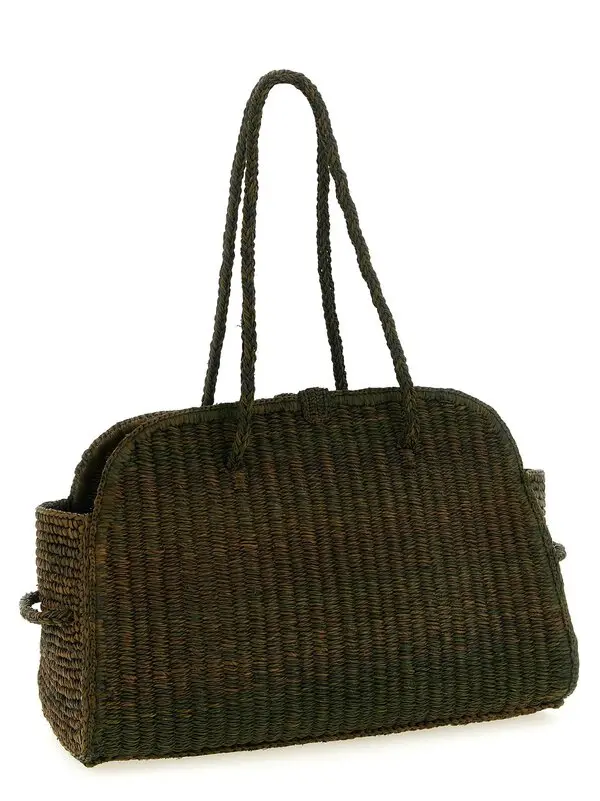 Jacquemus Le Turismo Raphia' Shopping Bag - Green