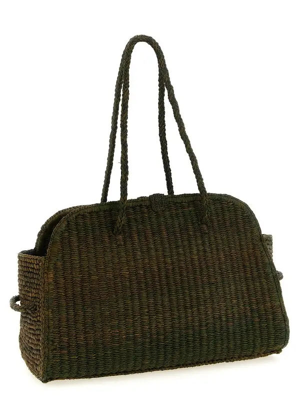 Jacquemus Le Turismo Raphia Shopping Bag - Green