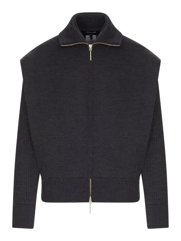 Giorgio Armani Padded Bomber Jacket - Multicolor
