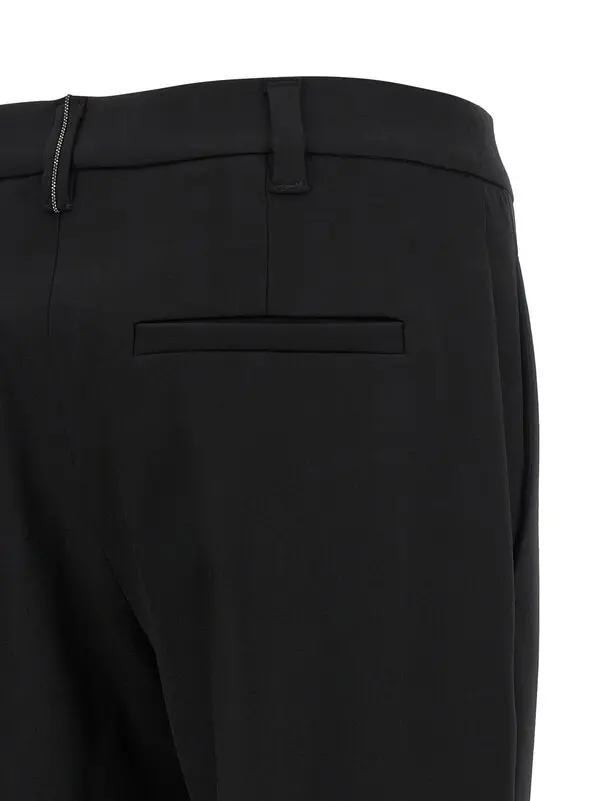 Brunello Cucinelli Monile' Pants - Black