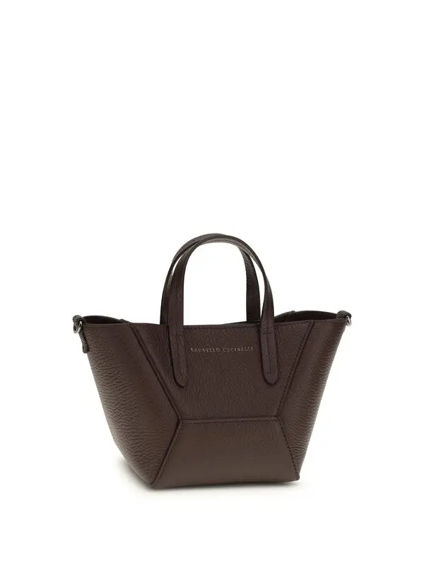 Brunello Cucinelli Bc Duo Leather Handbag - Multicolor
