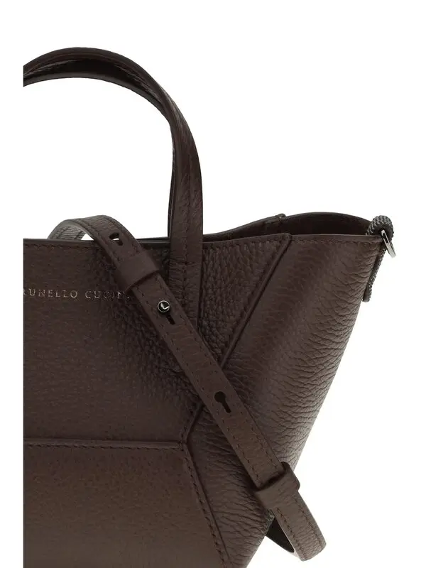 Brunello Cucinelli Bc Duo Leather Handbag - Multicolor