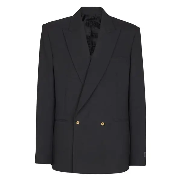 Balmain Jackets Blazers - Black