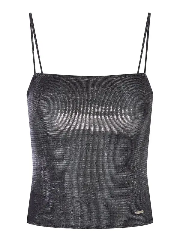 Gucci Jersey Top With Iridescent Effect - Multicolor