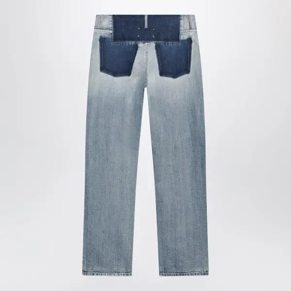 MAISON MARGIELA Patchwork Denim Jeans - Blue