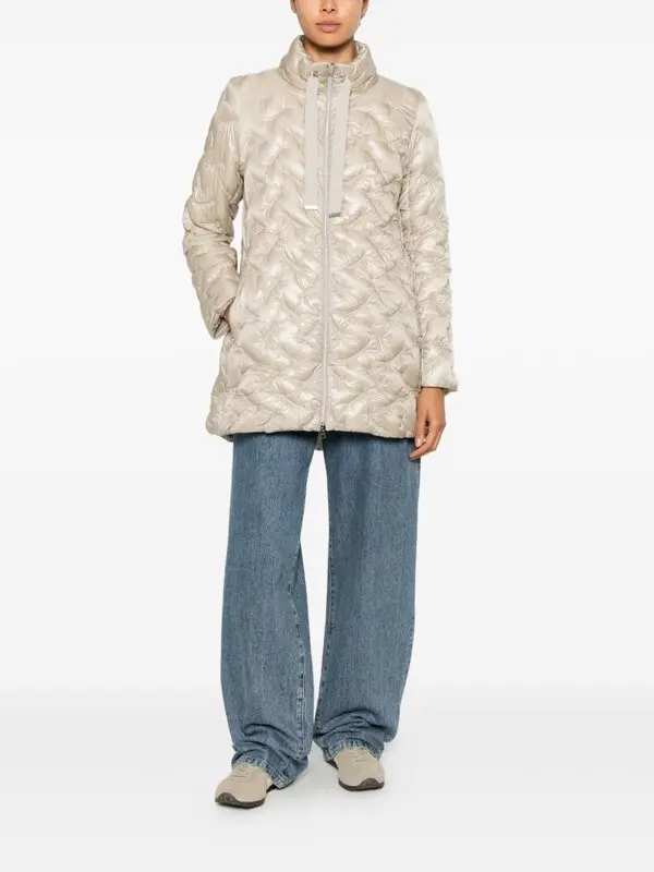 Herno Quilted Midi Down Jacket