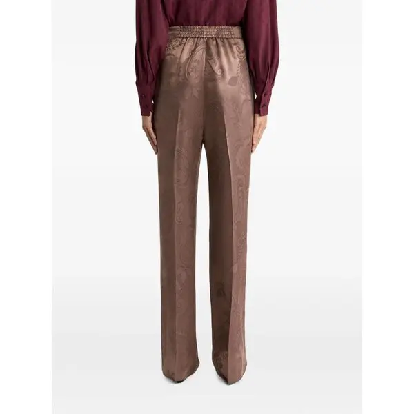 Etro Straight Trousers - Brown