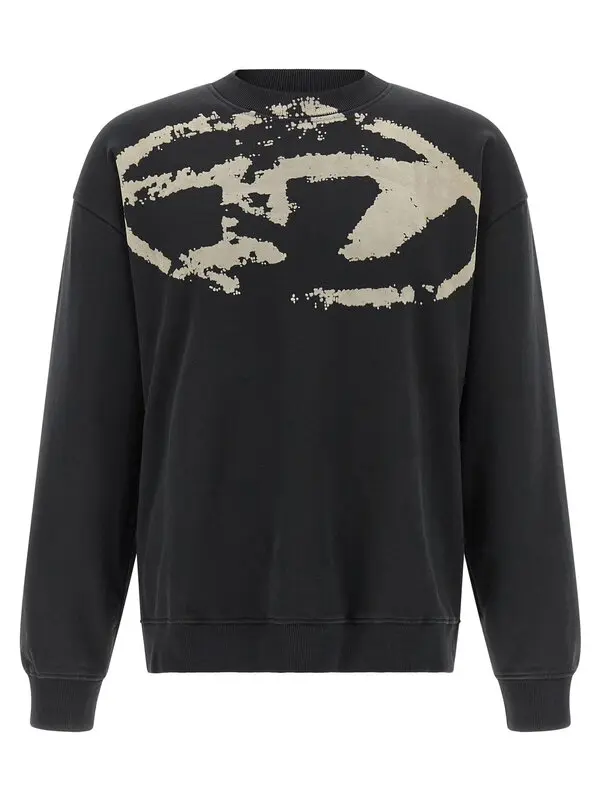 DIESEL® S-boxt-n5' Sweatshirt - Black