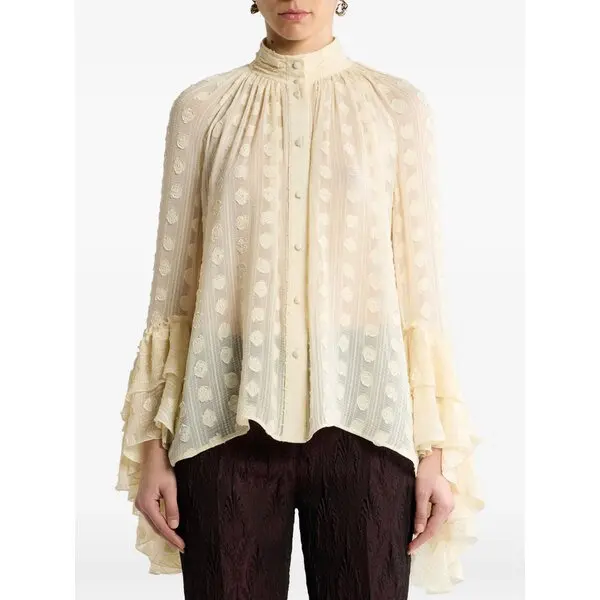 Etro Neutrals Tops Blouses
