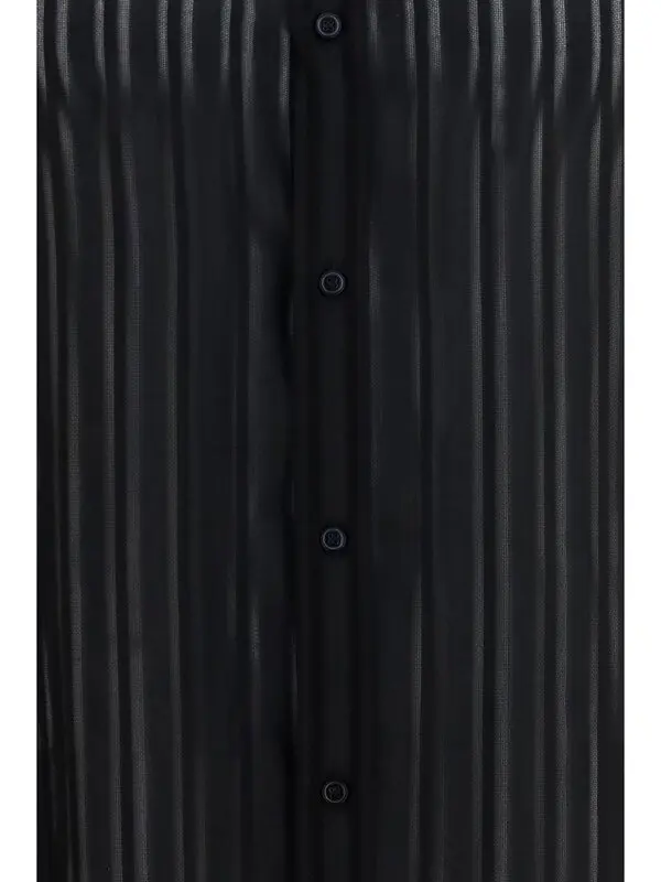Gucci Striped Silk Gauze Shirt