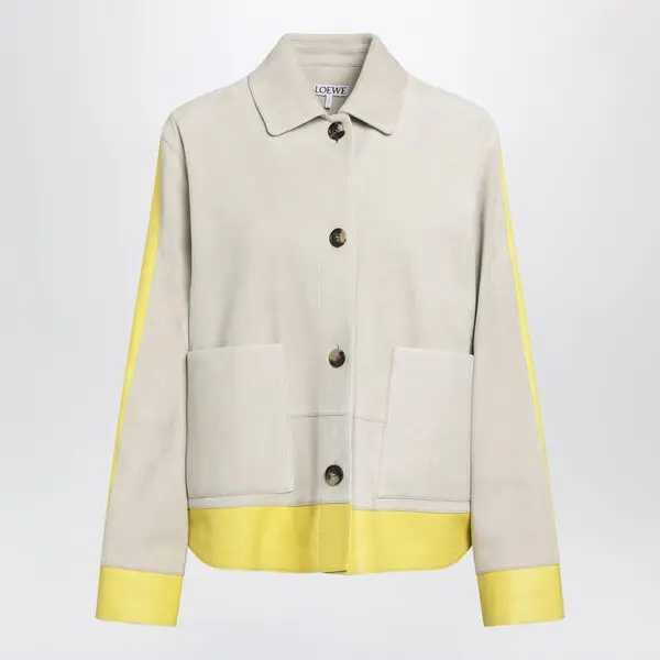 Loewe Suede Jacket With Contrasting Inserts